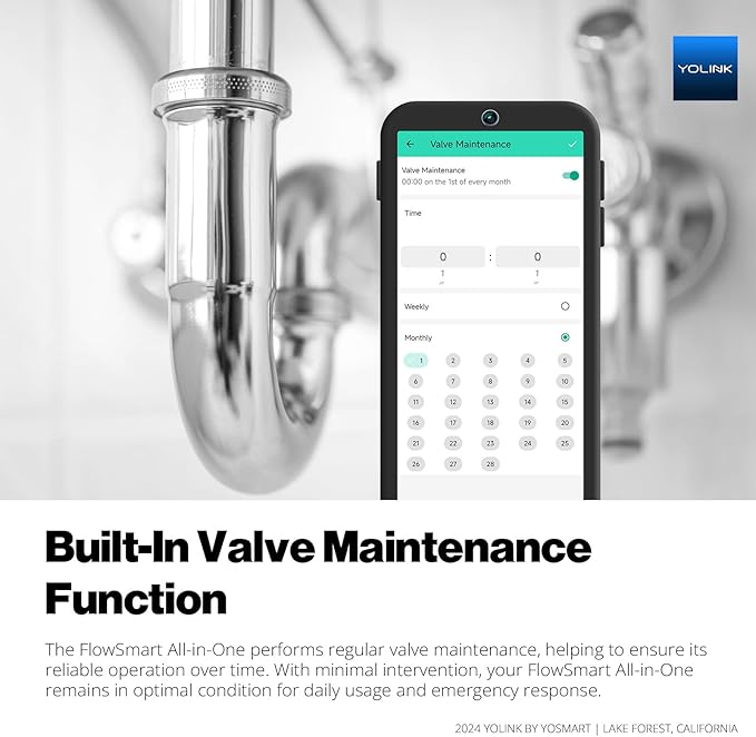 FlowSmart All-in-One Smart Water Meter and Automatic Shutoff for 1.5 ...