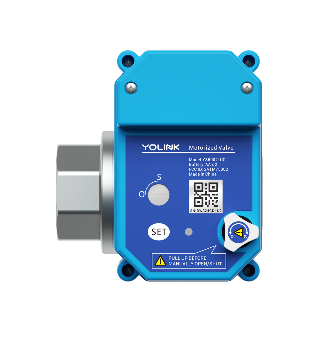 Commercial Grade Smart Motorized Valve, 3/4-inch, Stainless Steel – YoLink