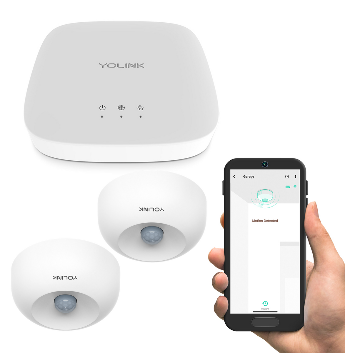 YoLink Hub and One Motion Sensor Starter Kit