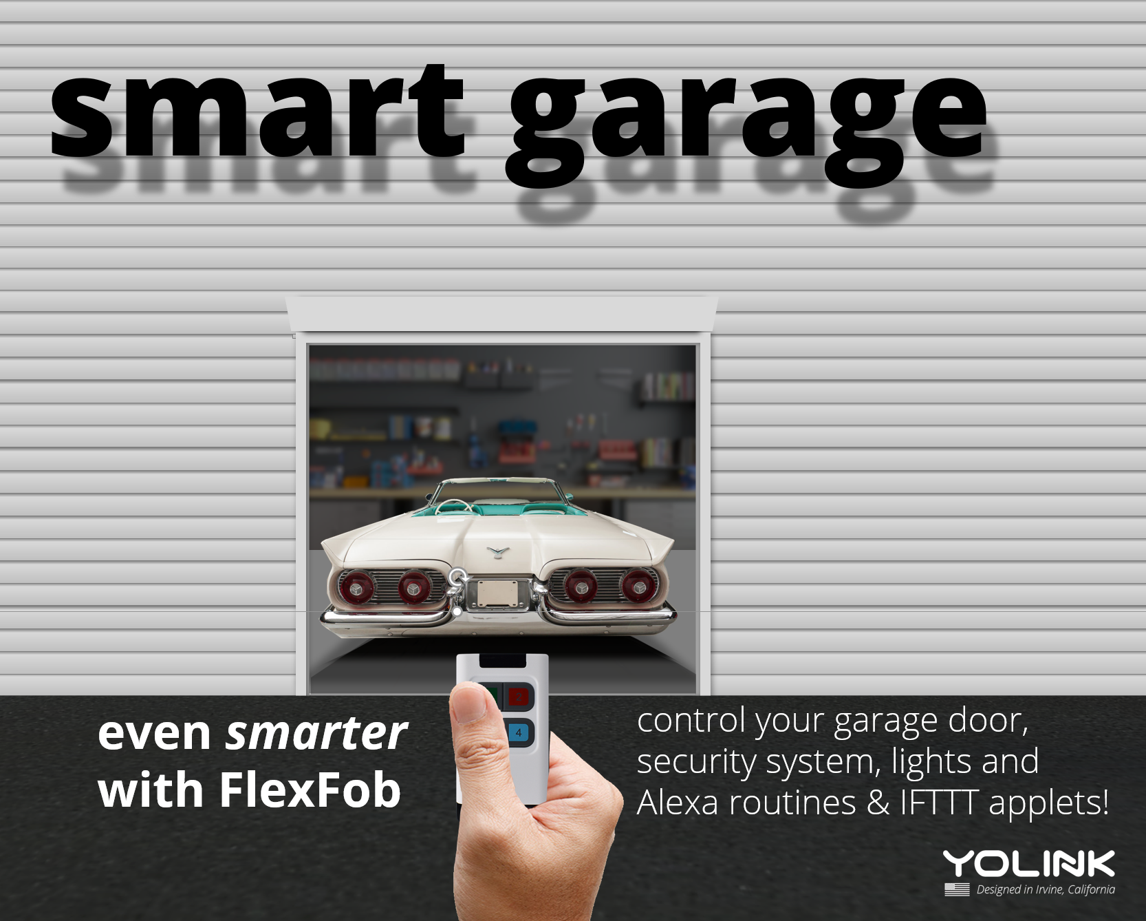 YoLink Finger Smart Garage Controller, Easy Wireless Smart Garage ...